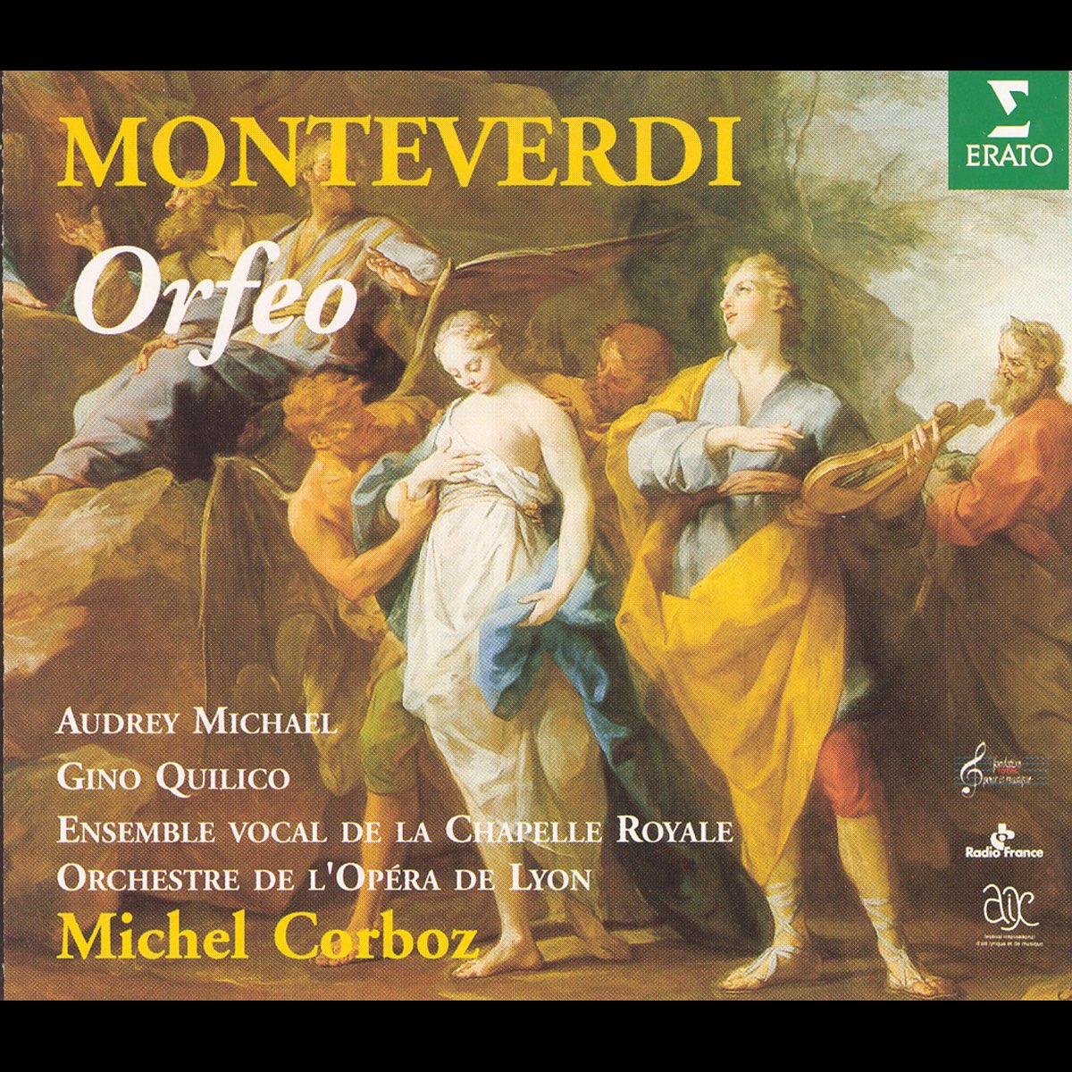‎Monteverdi : Orfeo de Michel Corboz & Orchestre de l'Opéra de Lyon en ...