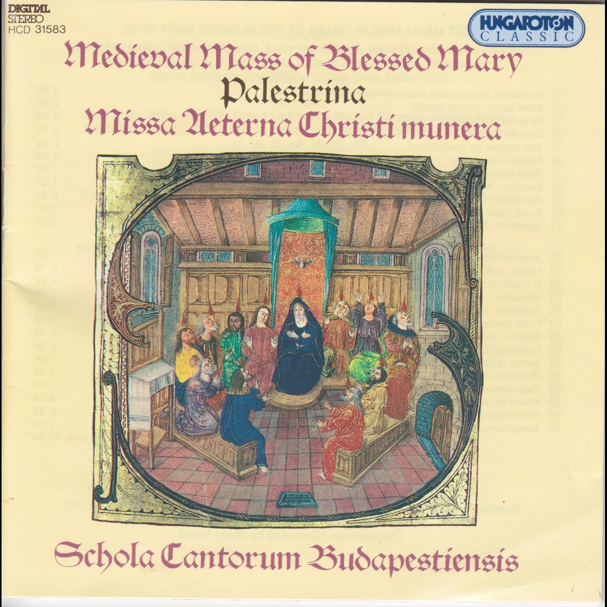 ‎Medieval Mass of Blessed Mary, Missa Aeterna Christi munera by Schola ...
