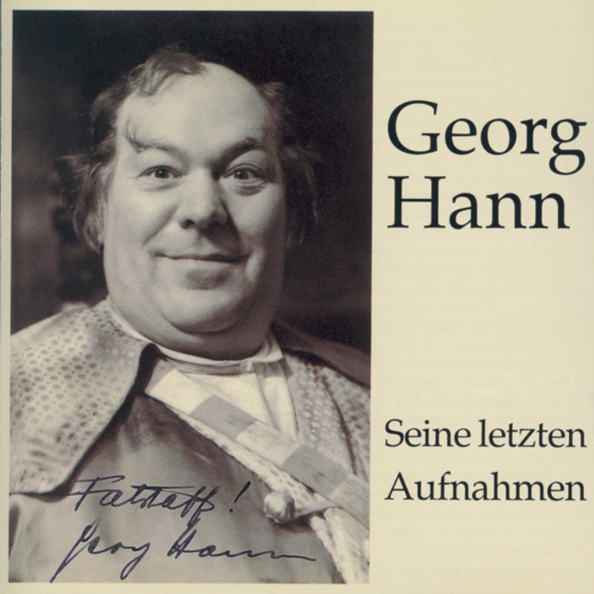 ‎Georg Hann - Seine Letzten Aufnahmen de Georg Hann en Apple Music