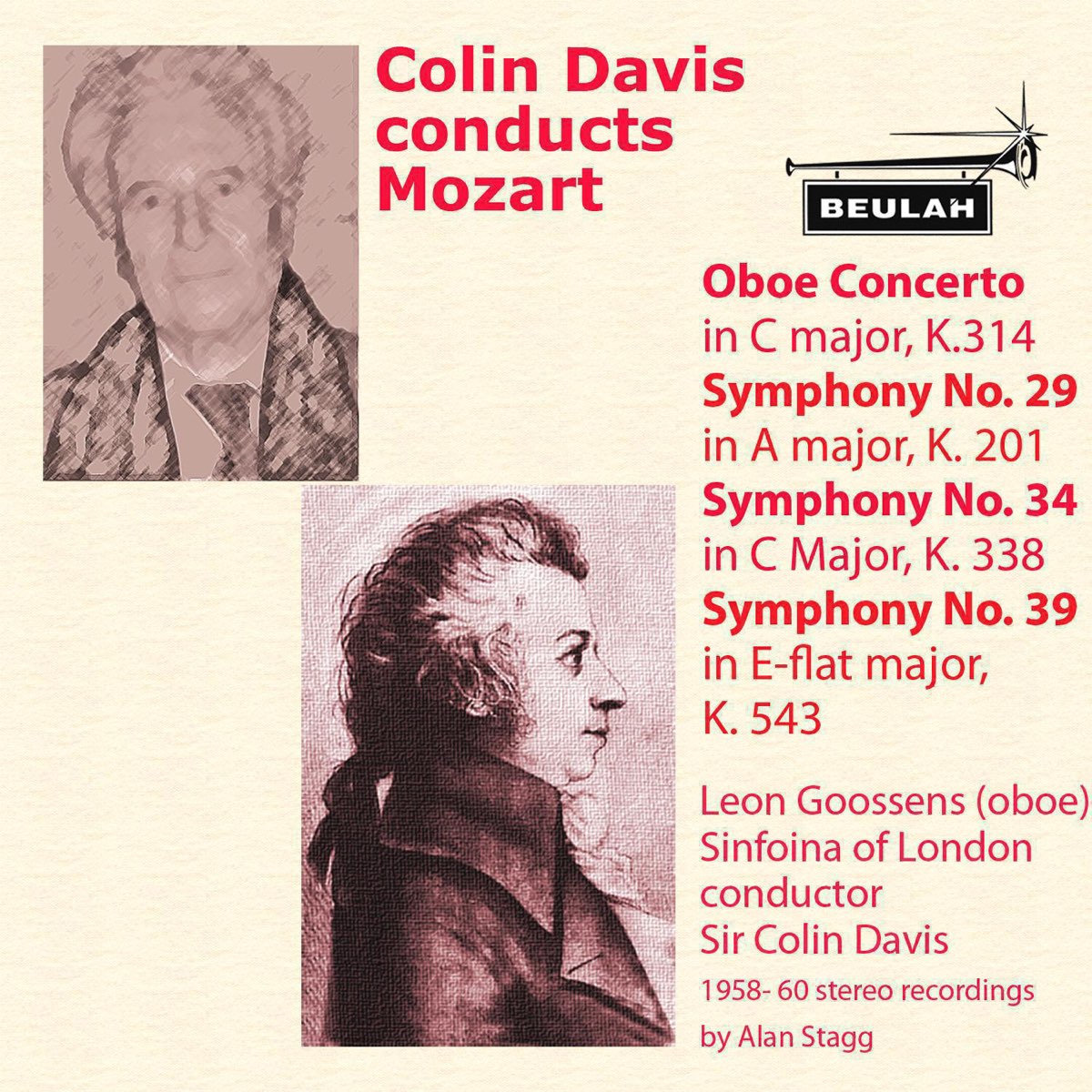‎Colin Davis Conducts Mozart by Sinfonia of London & Sir Colin Davis on ...