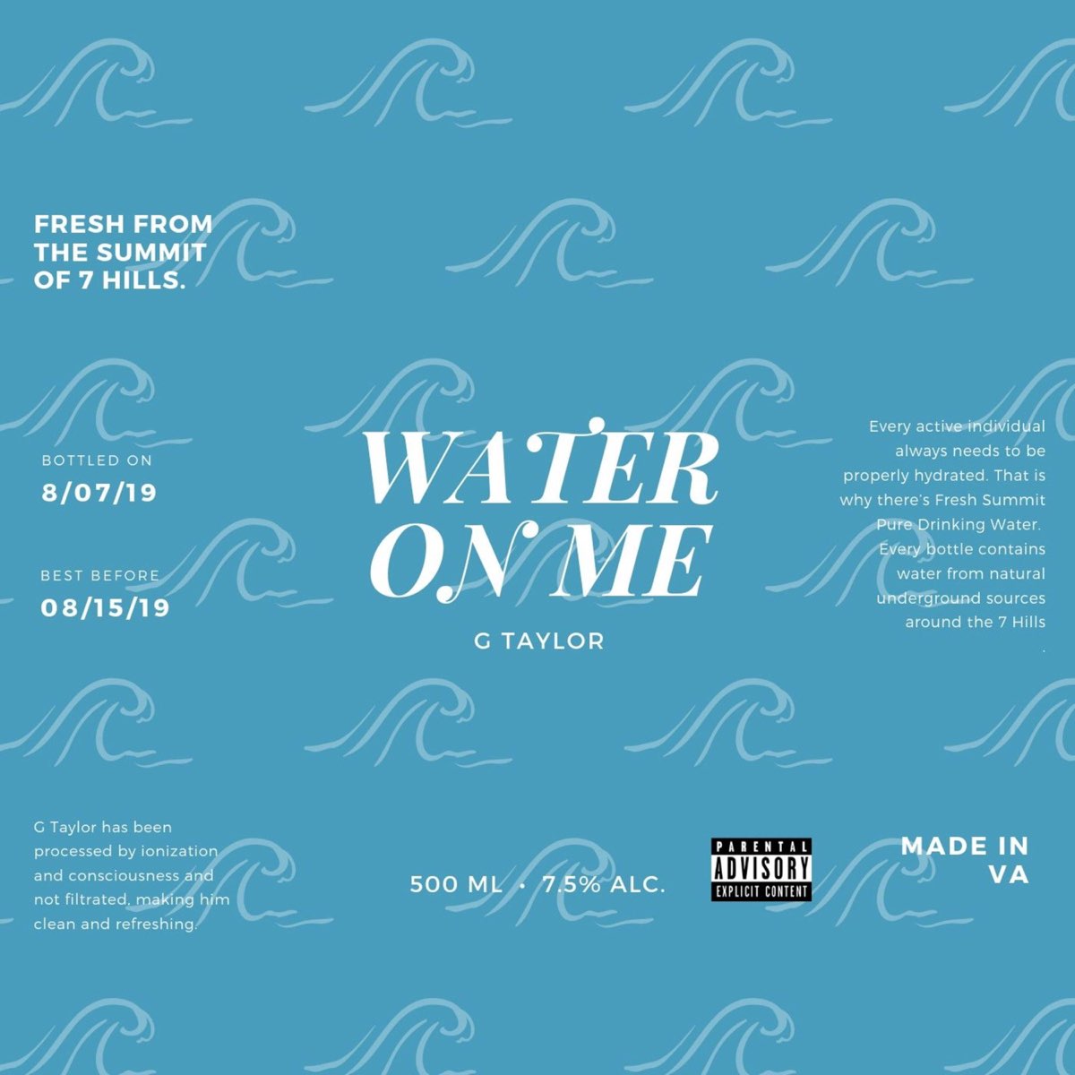 ‎Apple Music 上G Taylor的专辑《Water on Me - Single》