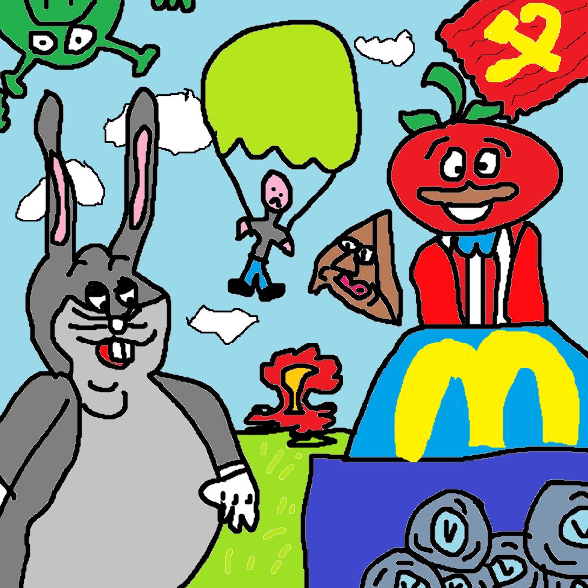 ‎Big Chungus Inside Fortnite Fighting Communism, Jeff Bezos, Shrek ...