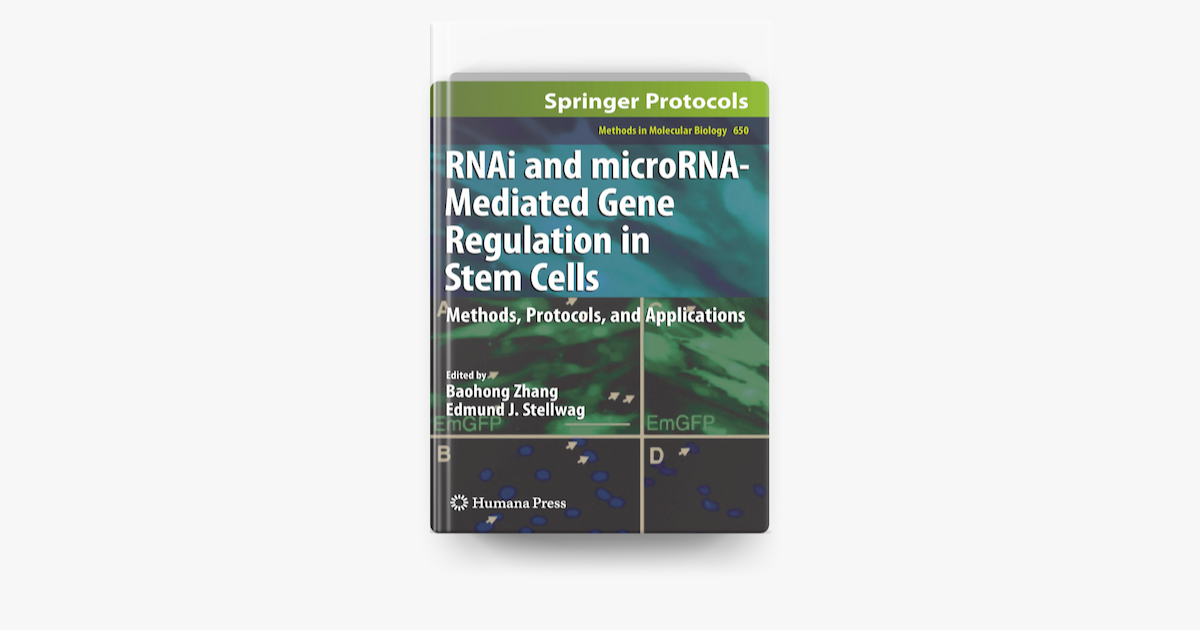 RNAi and microRNA-Mediated Gene Regulation in Stem Cells» в Apple Books