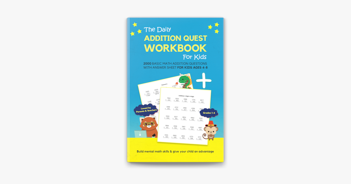 ‎The Daily Addition Quest Workbook For Kids on Apple Books