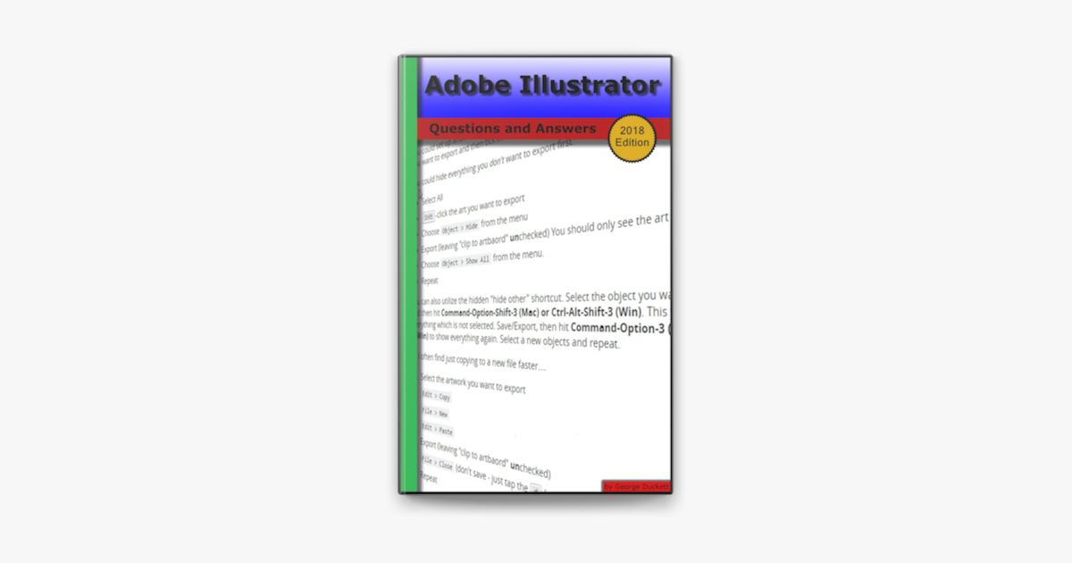 ‎Adobe Illustrator: Questions and Answers w Apple Books