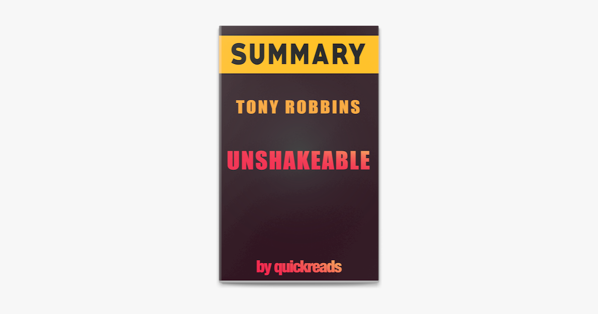 ‎Unshakeable by Tony Robbins - Summary & Analysis on Apple Books