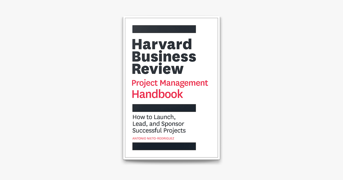 Harvard Business Review Project Management Handbook Apple Books