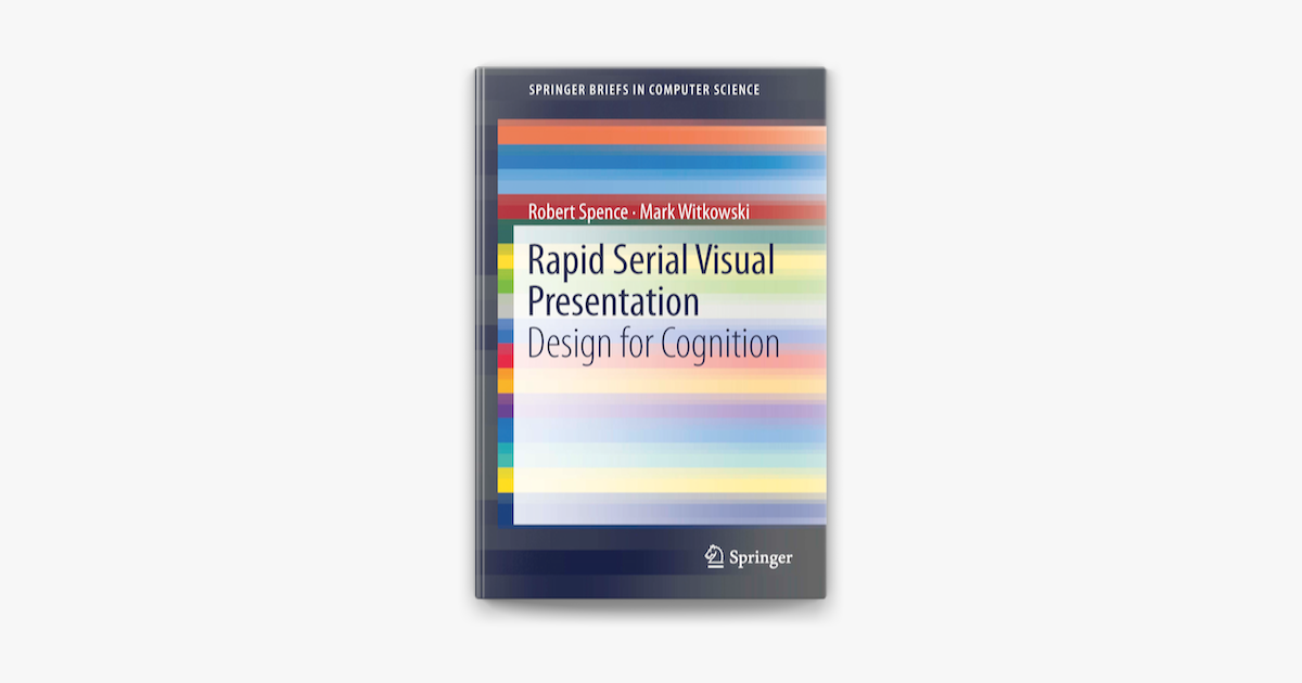‎rapid Serial Visual Presentation On Apple Books 