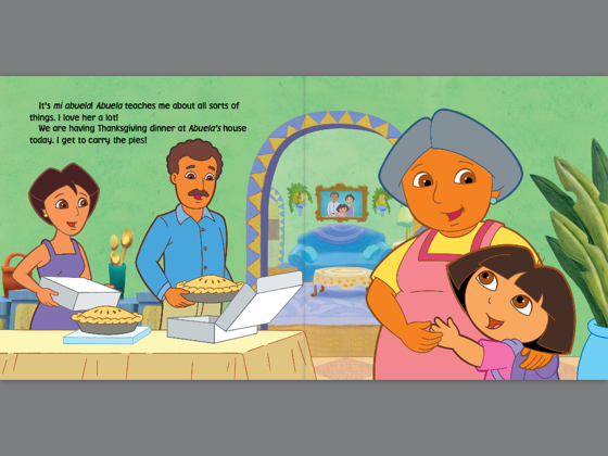 ‎Dora's Thanksgiving Read-Along Storybook (Dora the Explorer) on Apple ...