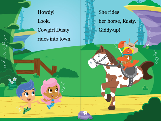 ‎giddy Up Guppies Nickelodeon Read Along Bubble Guppies Enhanced
