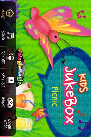 Kids Juke Box- Picnic by WagleBagle