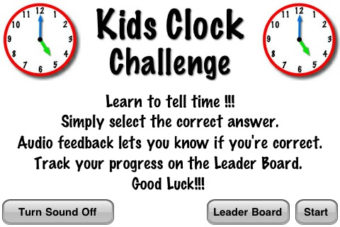 Kids Clock Challenge – Flash Cards Speed Quiz for Kids by FunVid Apps LLC