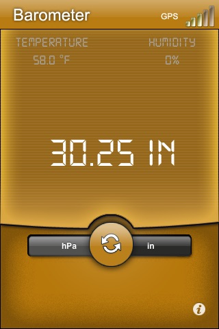 Barometer for iPhone & iPod Touch by Gaetan Juvin