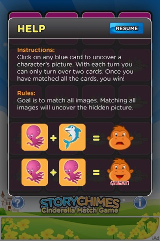 Cinderella StoryChimes Match Game by StoryChimes LLC
