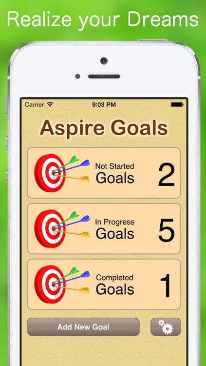 Goal Setting - Aspire Goals by Digital Oddities Pty Ltd