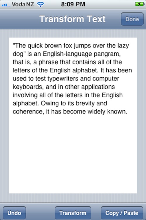 Transform Text by Matthew van Boheemen