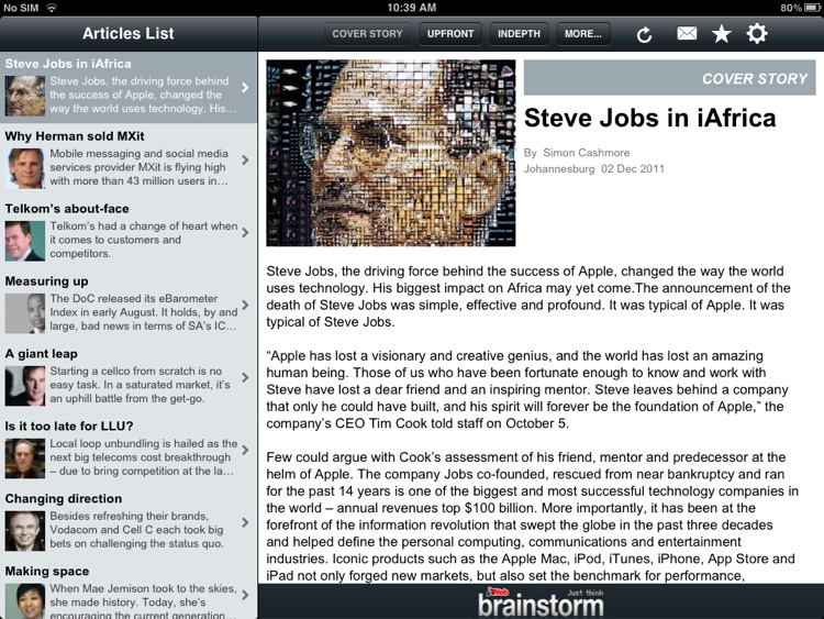 Brainstorm Magazine by ITWeb Limited