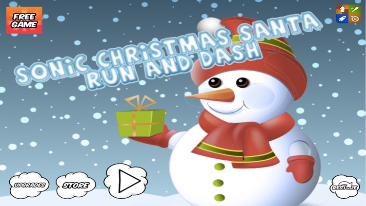 Sonic Christmas Santa Run and Dash FREE by B.J Davey & C Davey