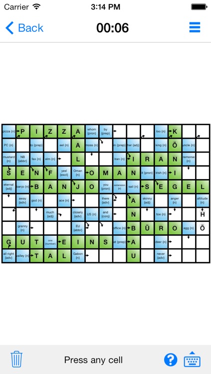 Learn German with Crossword Puzzles by Jourist Verlags GmbH