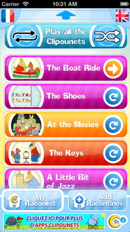 My French Racontines - Bilingual animated stories by AKCS