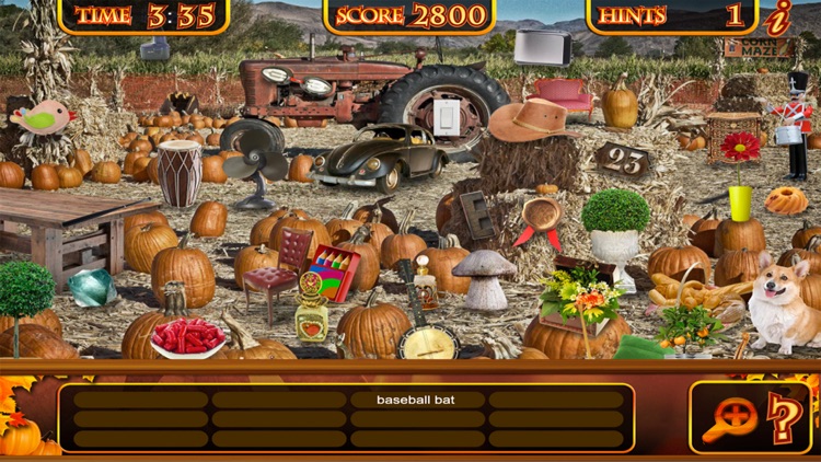 Autumn Harvest Hidden Objects - Fall & Halloween Object Time Puzzle ...