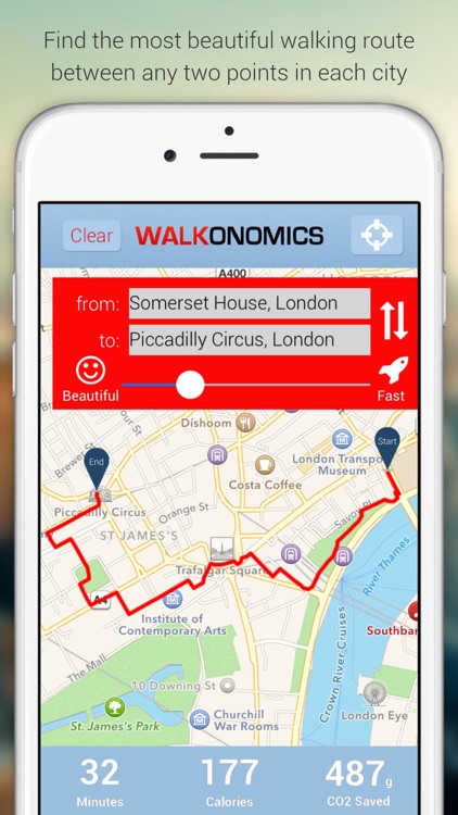 Walkonomics - Find a Beautiful Route - Urban Pedestrian Navigation and ...
