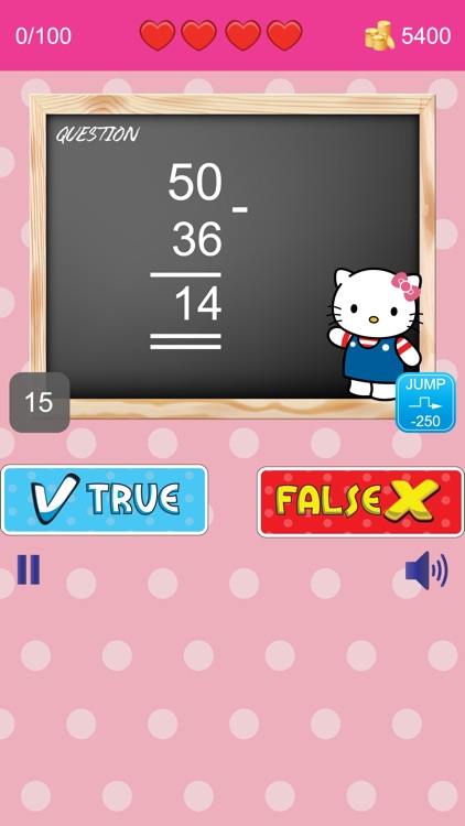 Math Quizzes with Hello Kitty version (Practice Problems & Tests) by ...
