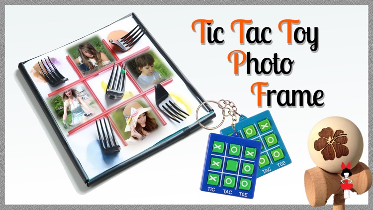 Tic Tac Toe photo frame editor:Photo collage frame by jitendra khunt