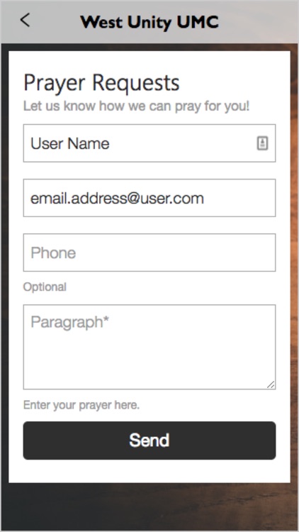 West Unity UMC by eChurch Apps
