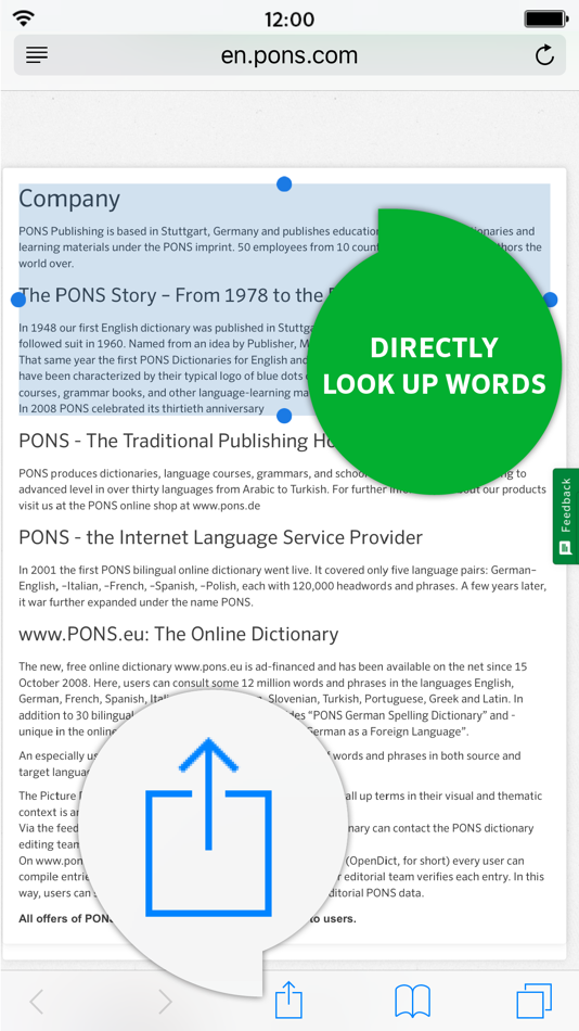 Dictionary German English PONS by PONS GmbH - (iOS Apps) — AppAgg