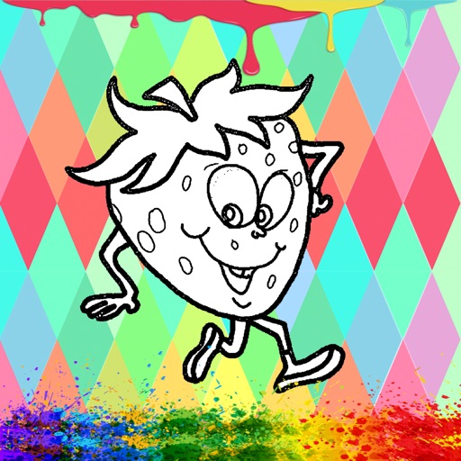 Kids Coloring Game For Fruit Edition by Surayut Maneesombut