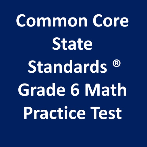 Common Core State Standards® Grade 6 Math Practice Test by Bright Minds LLC