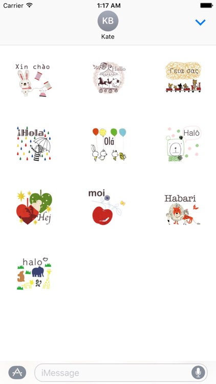 Thank You and Hello in Many Languages Sticker by Nguyen Hao