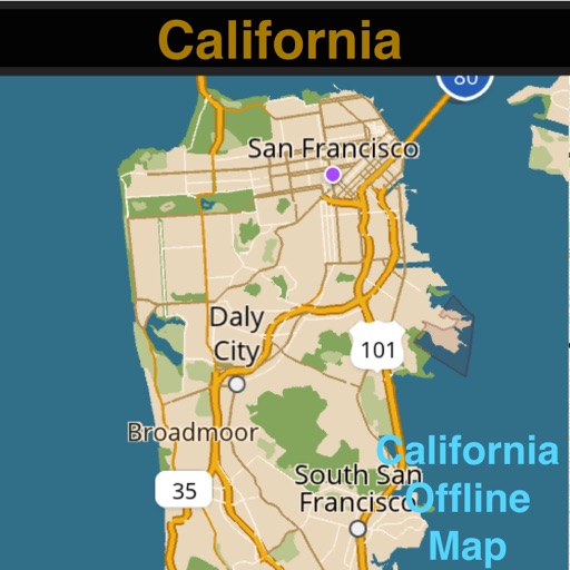 California Offline Map with Traffic Cameras by Calvin Chen