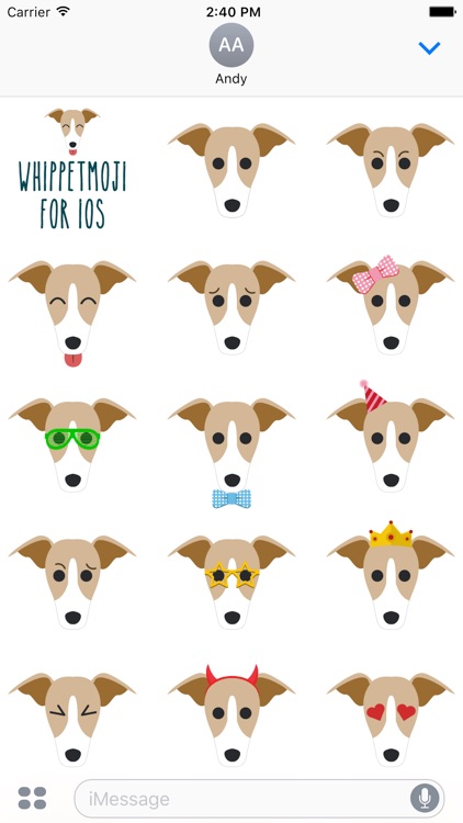 WhippetMoji by Andy Edwards