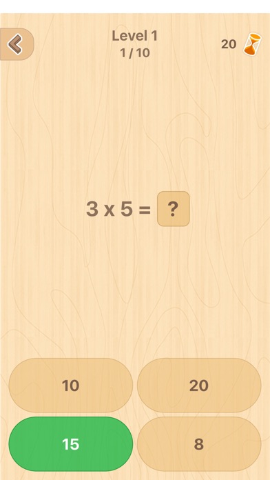 Multiplication table (Math) for iPhone - APP DOWNLOAD