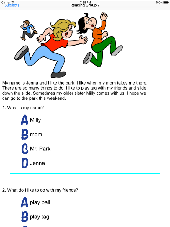 Reading Comprehension Grades K-1 | App Price Drops