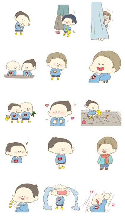 Funny Chubby Kid - New Stickers! by SANSYZBAY OSPANOV