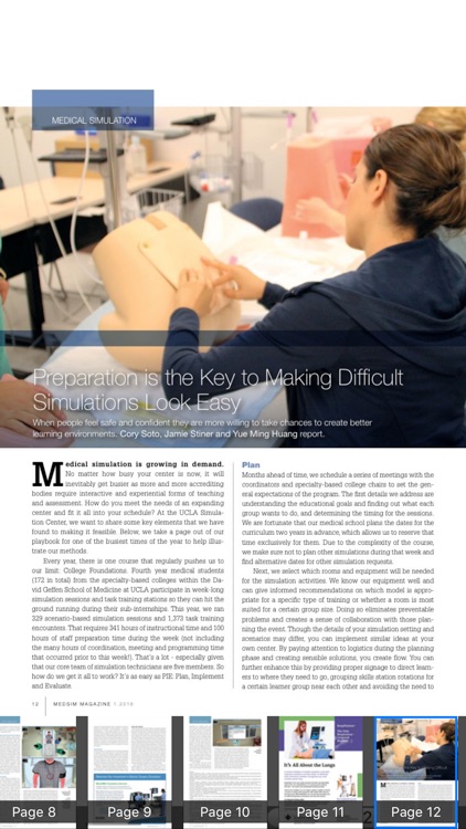 Medsim Magazine by Halldale Media Inc.