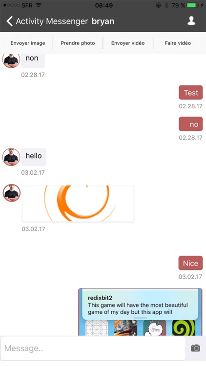 Activity Messenger by Appel Star