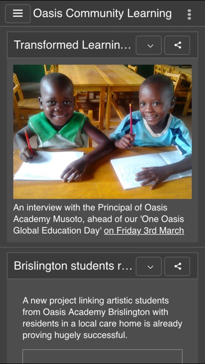 Oasis Community Learning by School Website