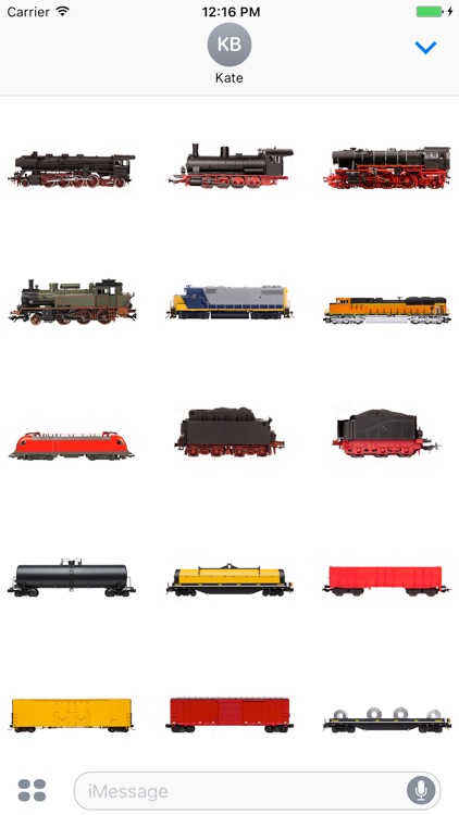 Model Train Stickers by Jess Barrios
