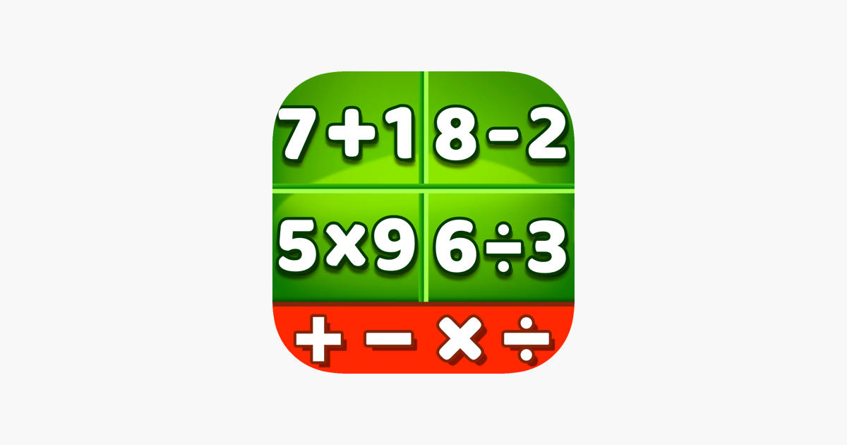‎Math Games - Learn + - x ÷ on the App Store