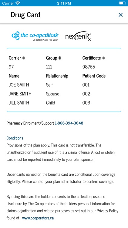 Benefits Now® by The Co-operators Group Limited