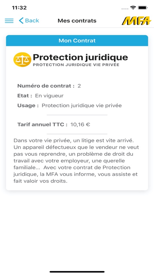 Mon appli MFA por MUTUELLE FRATERNELLE ASSURANCE - (iOS Apps) — AppAgg