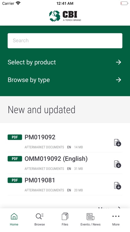 CBI Portal by Terex Corporation
