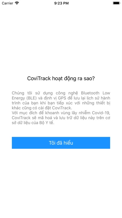 Cảnh báo tiếp xúc - CoviTrack by Văn phòng Bộ Y Tế