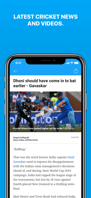 ‎Cricinfo - Live Cricket Scores on the App Store
