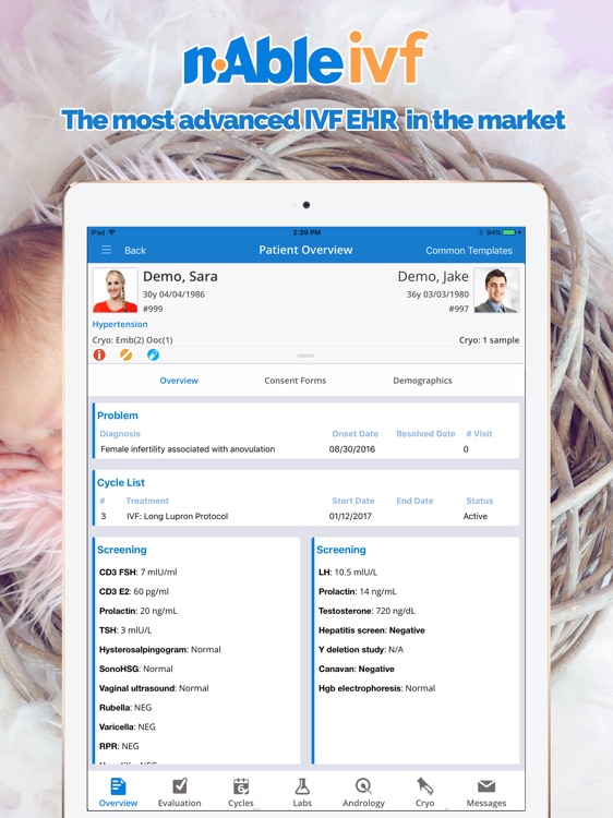 nAble IVF EMR by Nth Technologies
