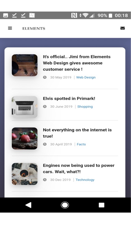 Elements Websites and Apps by Elements Web Design LTD